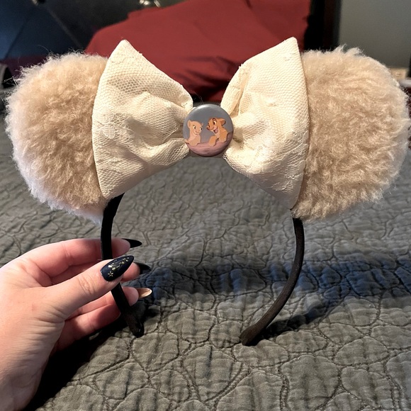 Accessories | Lion King Minnie Ears Lace Bow Disney | Poshmark